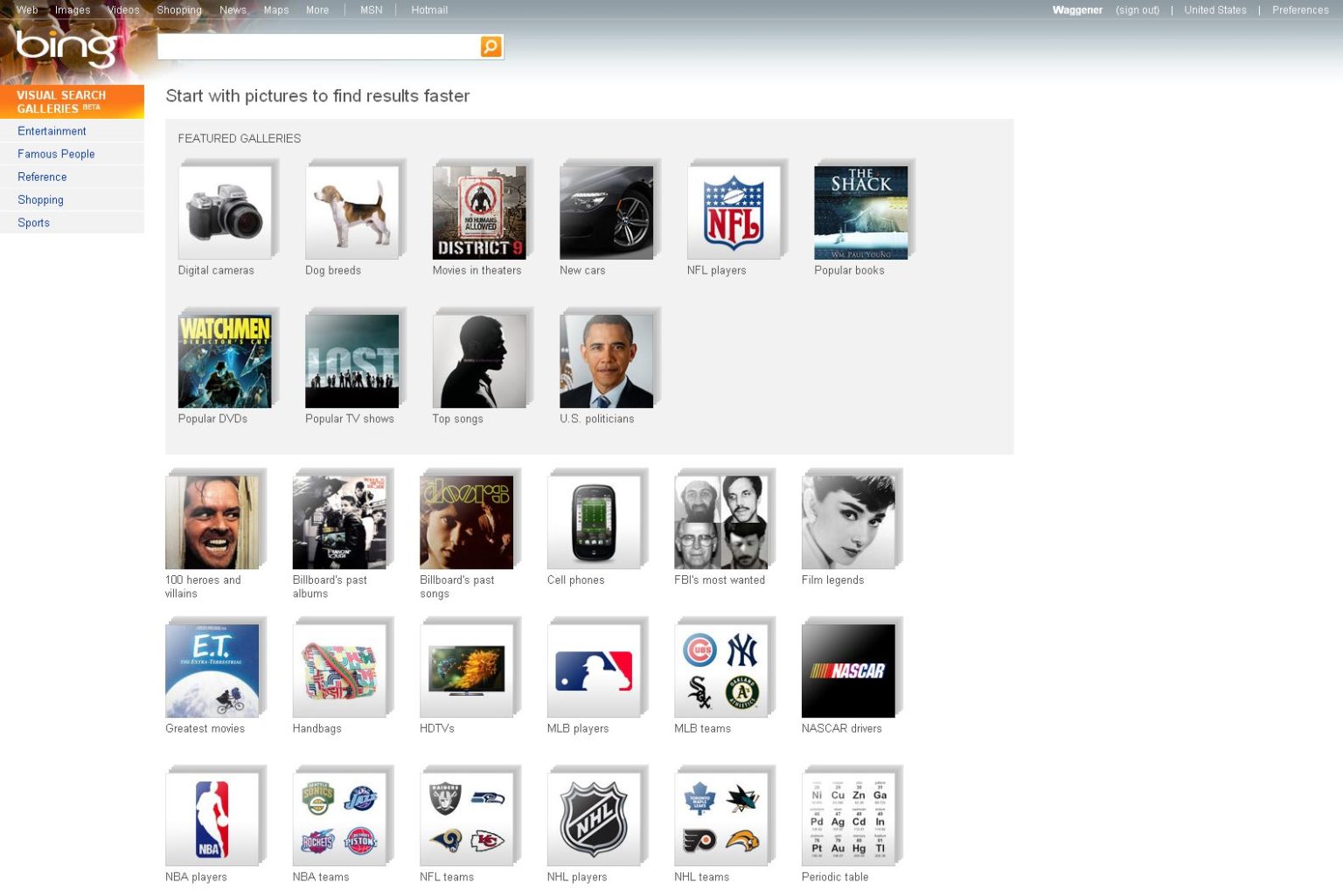 Bing 2.0 "Visual Search" Launches, Allows Search By Pictures