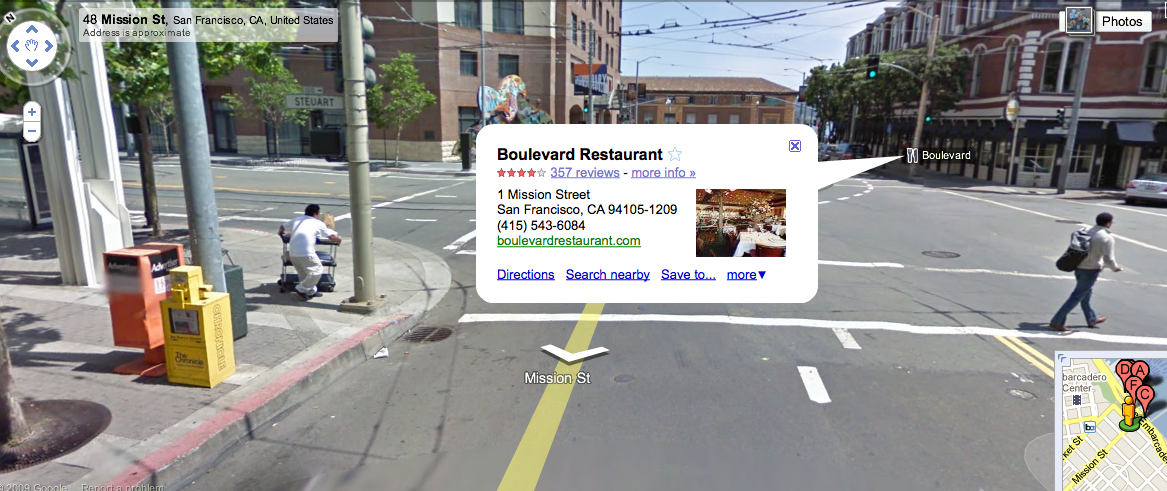 Google "Augmenting" Street View With Local Biz Information