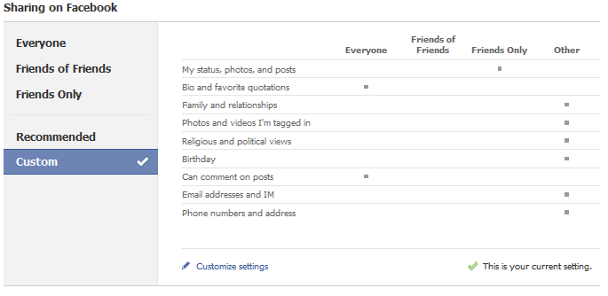 Drill (Down), Baby, Drill: Facebook's New "Simple" Privacy Settings ...