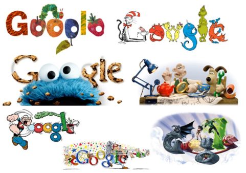 Those Special Google Logos, Sliced & Diced, Over The Years