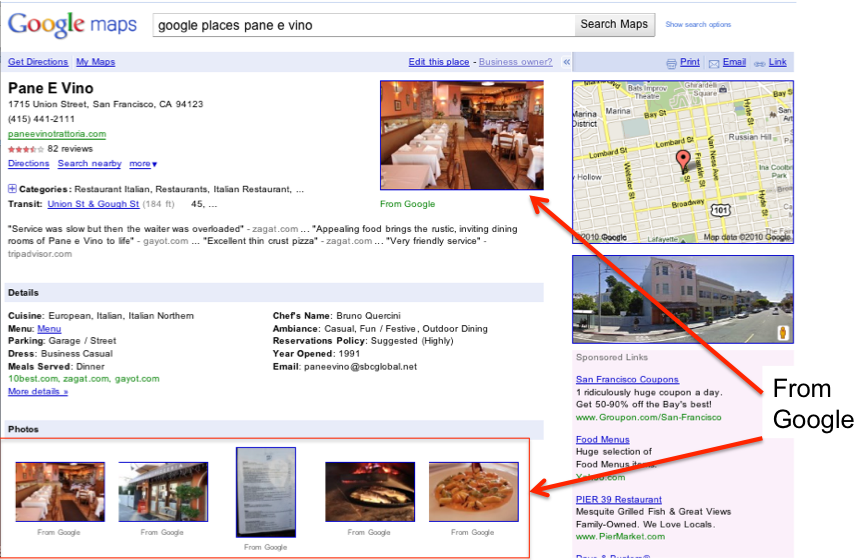 Business Photos Help Build Google Places/Maps Brand Identity