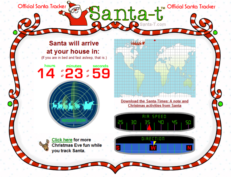 The 2010 Santa Tracker Review, From NORAD To Google Earth