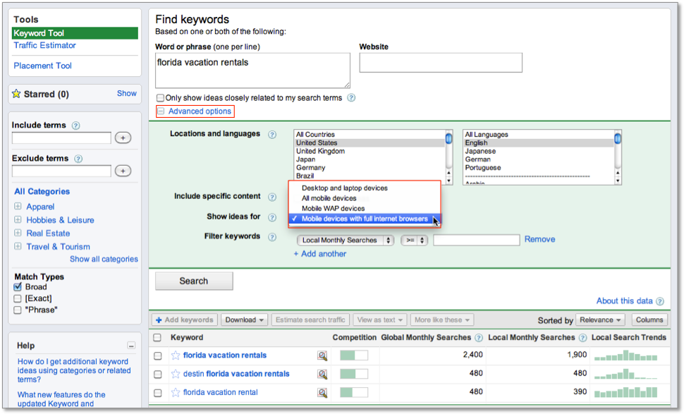 New AdWords Tool Introduced For Better Understanding Of Mobile Searchers