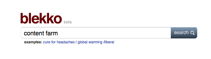 Blekko: Actually We Have A Million Slashtags