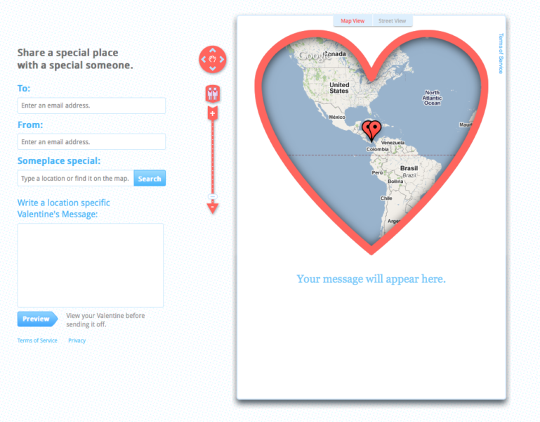 Google Wants You To "Map Your Valentine"