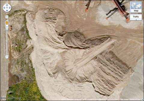 Virgin Mary, Baby Jesus "Seen" On Google Maps