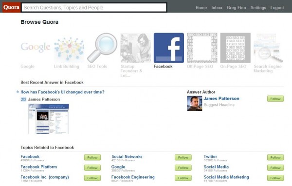 Quora Launches Browse Feature To Help Users Find Related Content