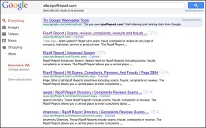 Ripoff Report Not Banned, But Removes Itself From Google's Index