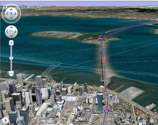 Google Shows "Helicopter View" Of Routing On Maps