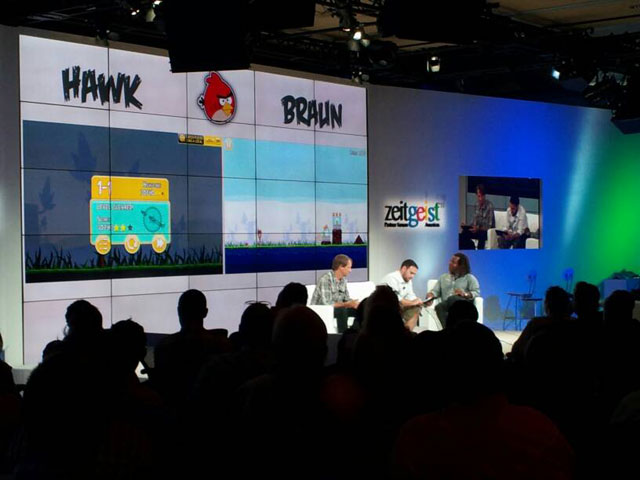 Search In Pics: Yahoo Octoberfest, Google +1 Plate & Angry Birds At Google