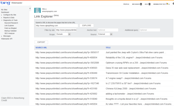 Bing Revamps Their Webmaster Tools & Launches Partial Yahoo Site ...