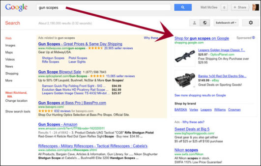Google Bans Weapon-Related Listings From Google Shopping