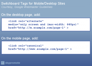 Switchboard Tags: Like Canonical Tags, But For Mobile SEO