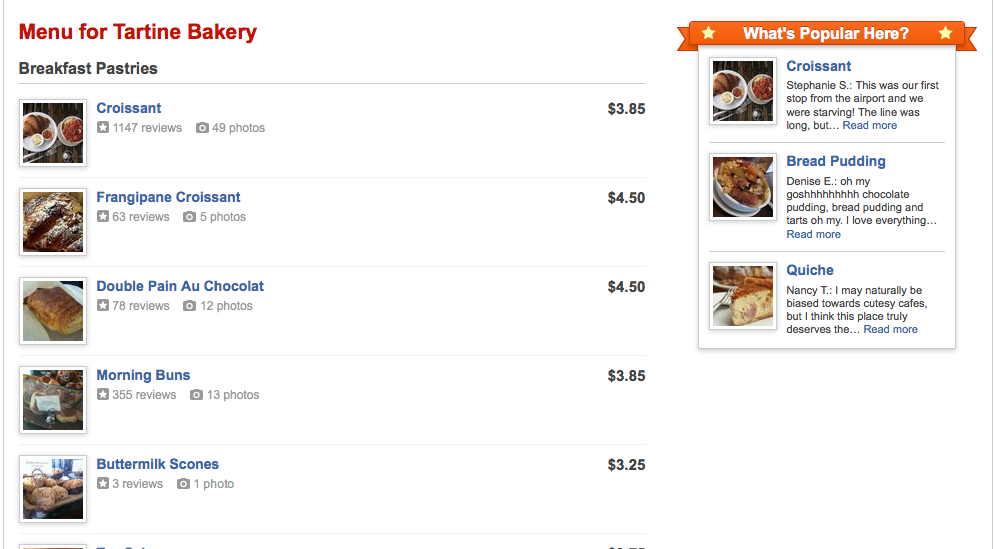 Yelp Adds Restaurant Menus (And Images)