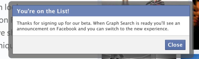 Up Close With Facebook Graph Search