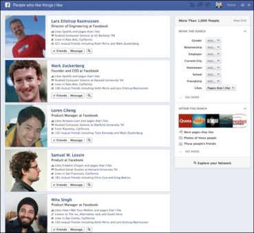 Facebook Graph Search Arrives To Challenge Google, Yelp, Foursquare ...
