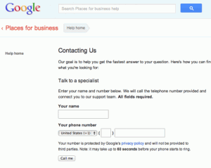Phone Support For Verification Issues With Google Local For Business