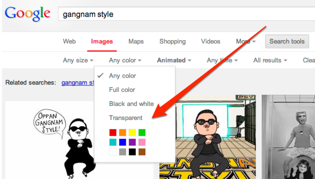 New: Find Animated GIFs In Google Image Search, Images With Transparent ...