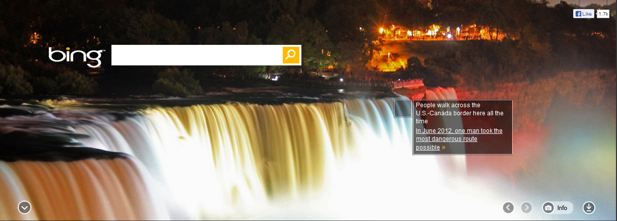 Niagara Falls Photo Wins Bing Hometown Homepage Photo Contest