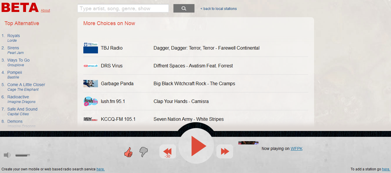 New Search Engine Indexes Thousands Of Radio Stations With Artist, Song ...