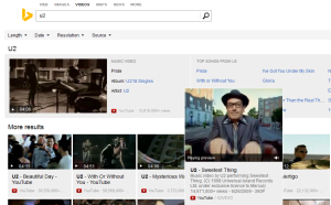Bing's New Music Video Search Results Page Showcases Popular Videos ...