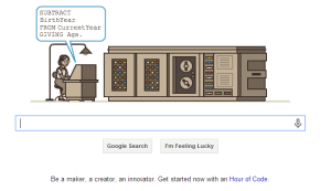 Grace Hopper Honored With Google Logo To Mark The Computer Scientist's ...