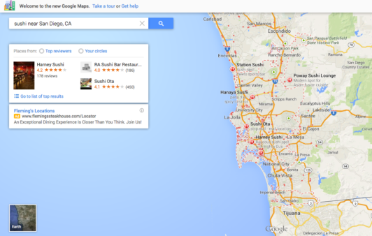 New Google Maps Adds More Search Results To Info Window