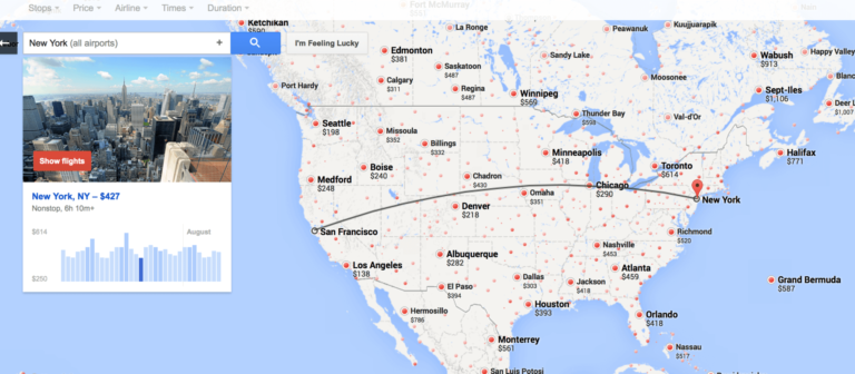 Google Introduces Richer Flight Search Experience