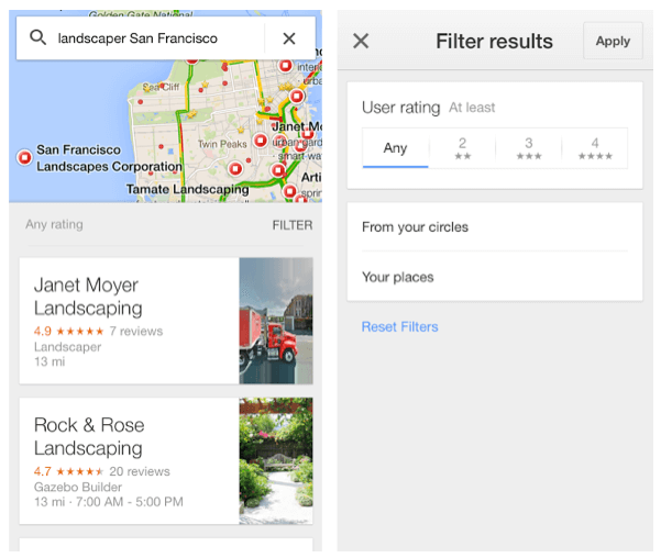Google Making Maps App More Competitive With Yelp
