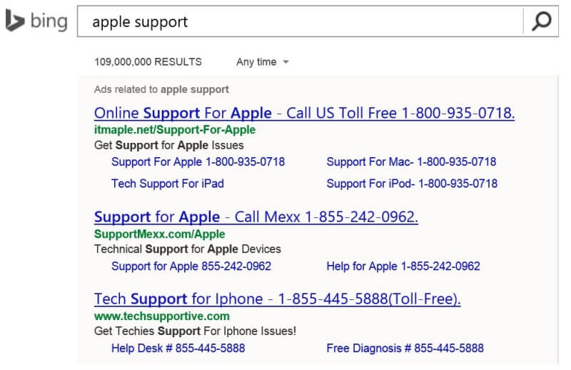 Despite Crackdowns, Tech Support Ads In Search Are Still Cause For ...