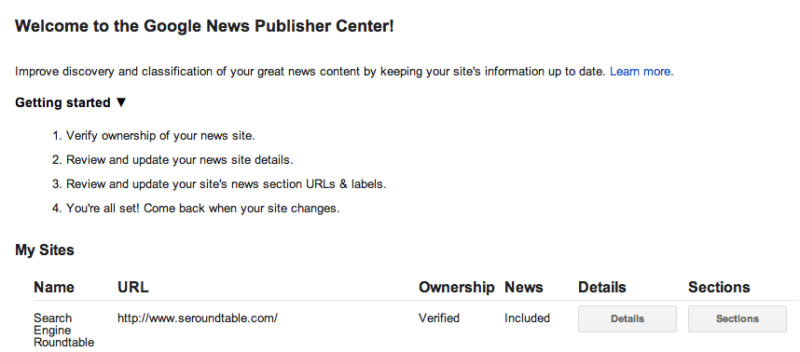 Google Launches Google News Publisher Center