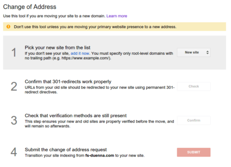 Google Revamps Change Of Address Tool Within Webmaster Tools