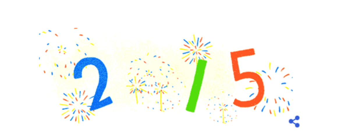 New Year 2015 Google Logo Says Hello To The New Year With A Bang