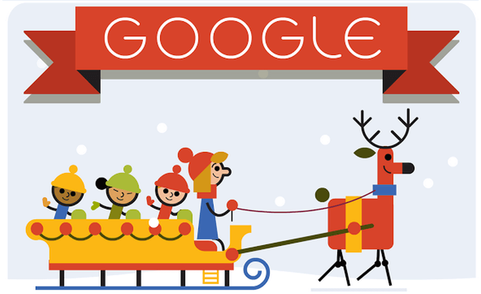 Google's Christmas Holiday Logos For 2014