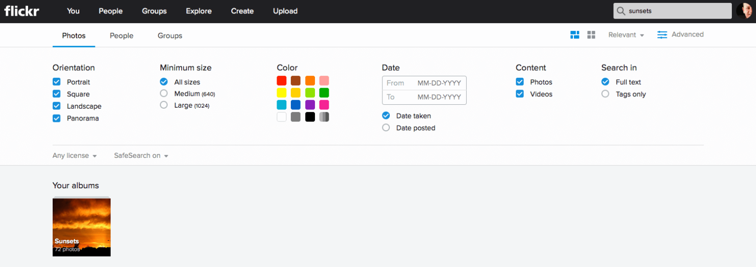 Flickr Testing Improved Search Experience [PHOTOS]
