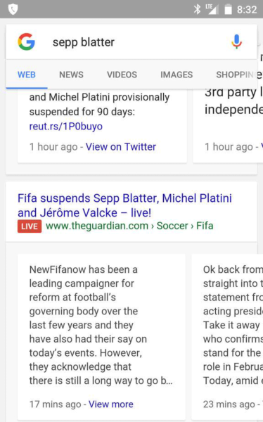Google Tests New Red Live Label In Search Results To Label Real-Time ...