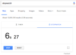 Google's New Stopwatch & Timer Search Feature