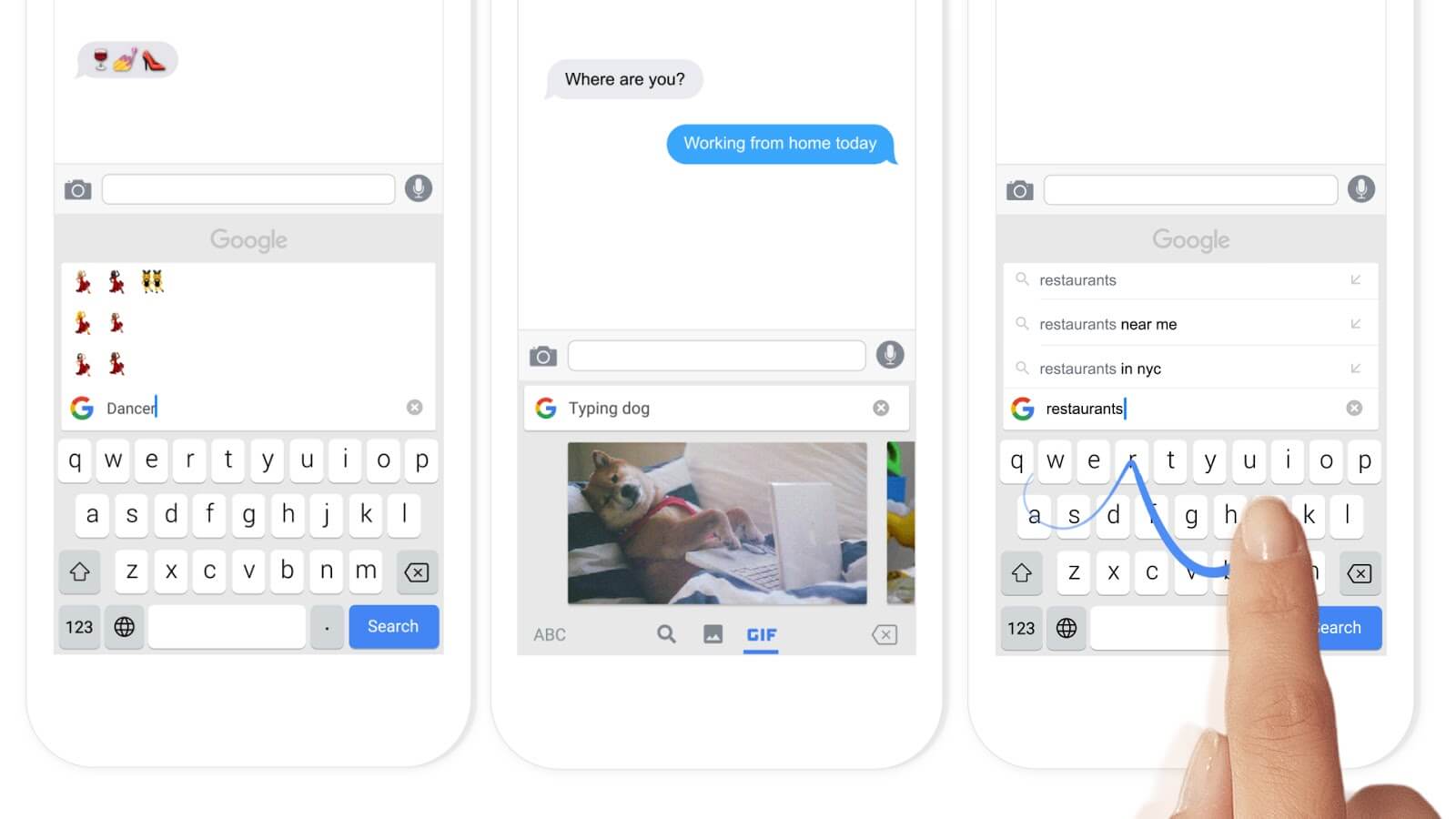 Google launches iOS keyboard that lets you search in any app & more