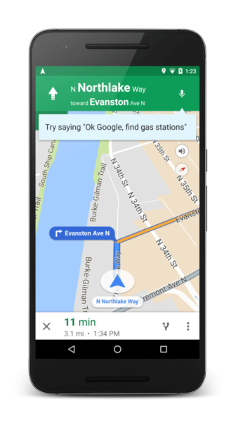 Google Maps app adds "Ok Google" voice command activation for hands ...