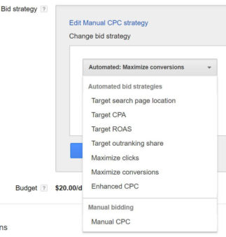 Google adds Maximize Conversions automated bid strategy in AdWords