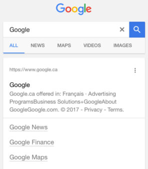 Google is testing 11 variations of black links in search results