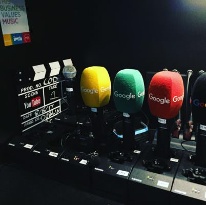 Search in Pics: Google microphones, outdoor yoga & Google Play Android ...