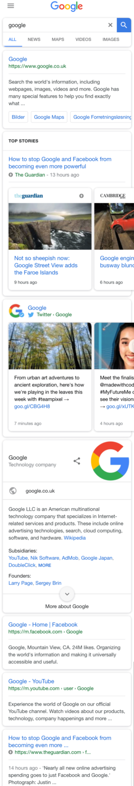 Confirmed: Google rolling out new curved mobile search results interface