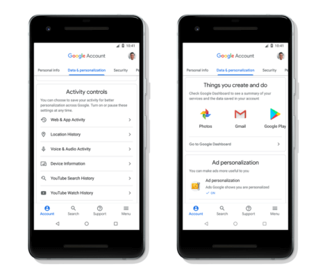 Google rolls out updates to give users easier access to privacy controls