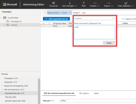 Redesigned Microsoft Advertising Editor now available