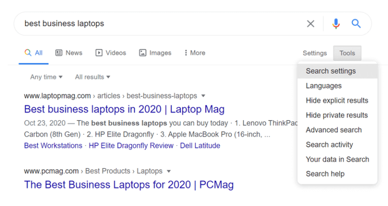 How to check Google search results for different locations