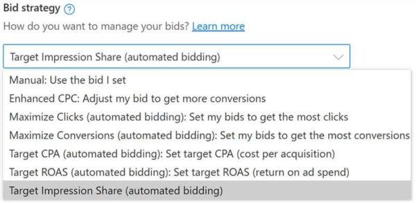 Target impression share bidding, other August changes now available in ...