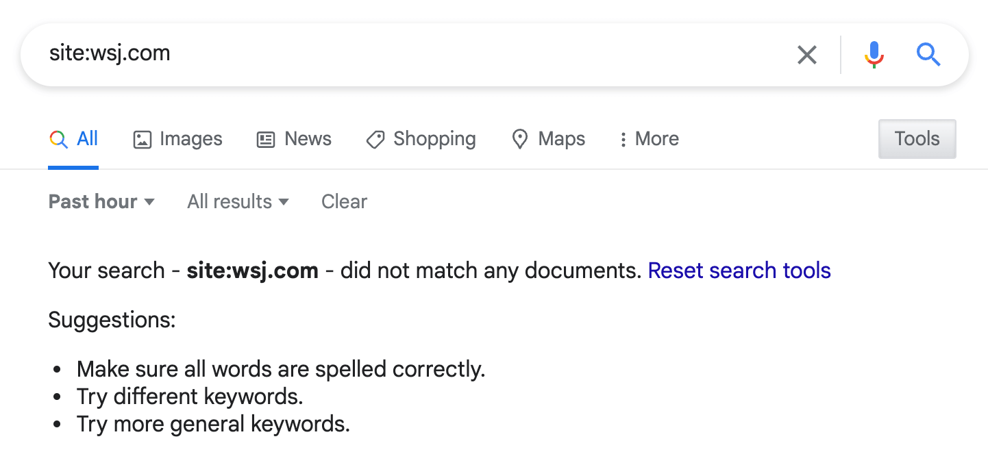 Google confirmed serving issue with Google Search results