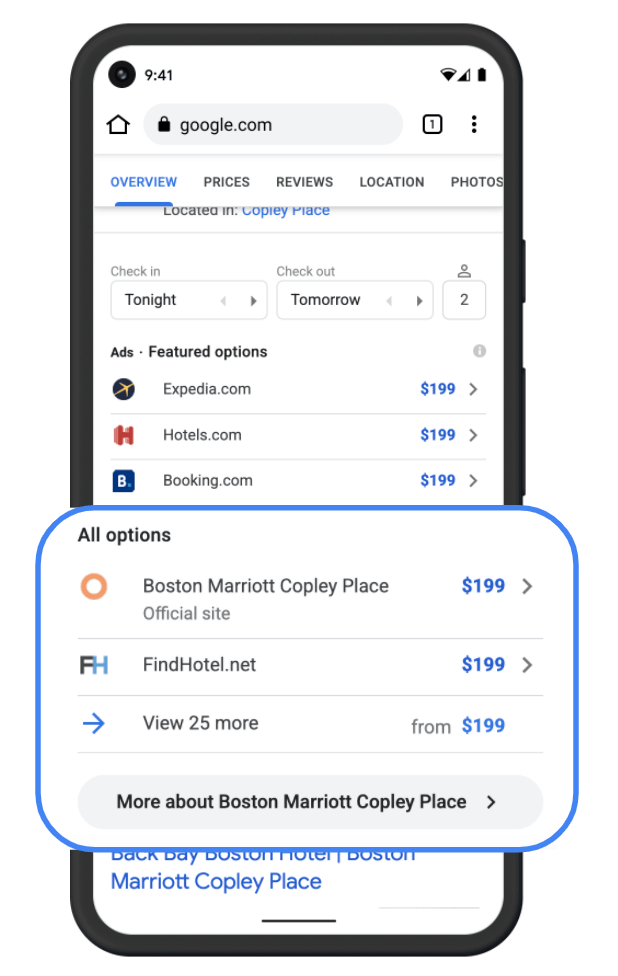 Google’s free hotel booking links arrive on Search and Maps