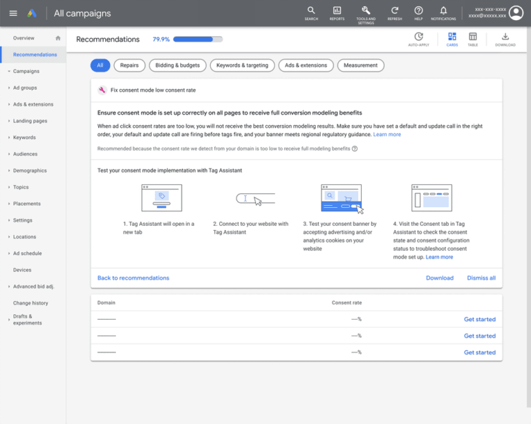 Google launched additional support and troubleshooting for Consent Mode